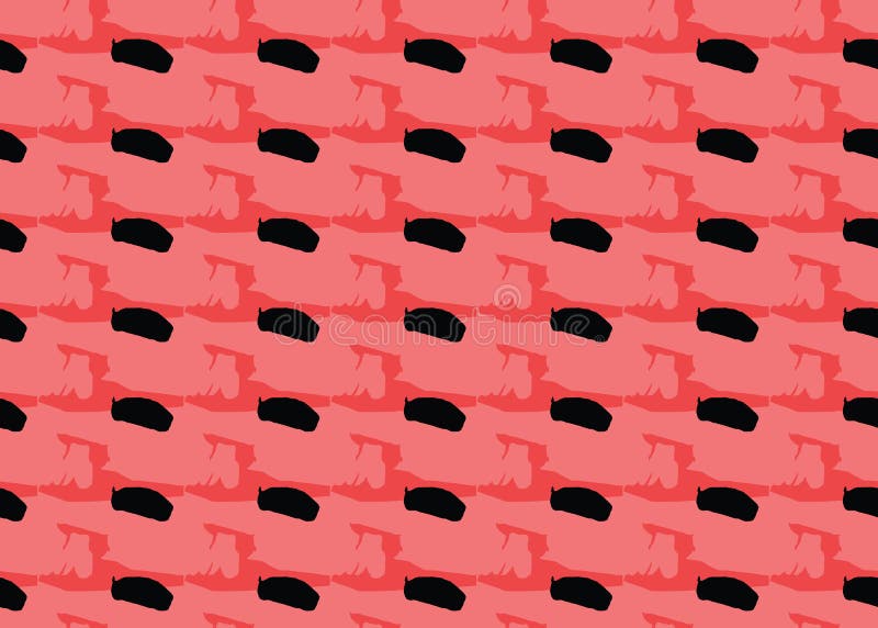 Vector Texture Background, Seamless Pattern. Hand Drawn, Red, Black ...