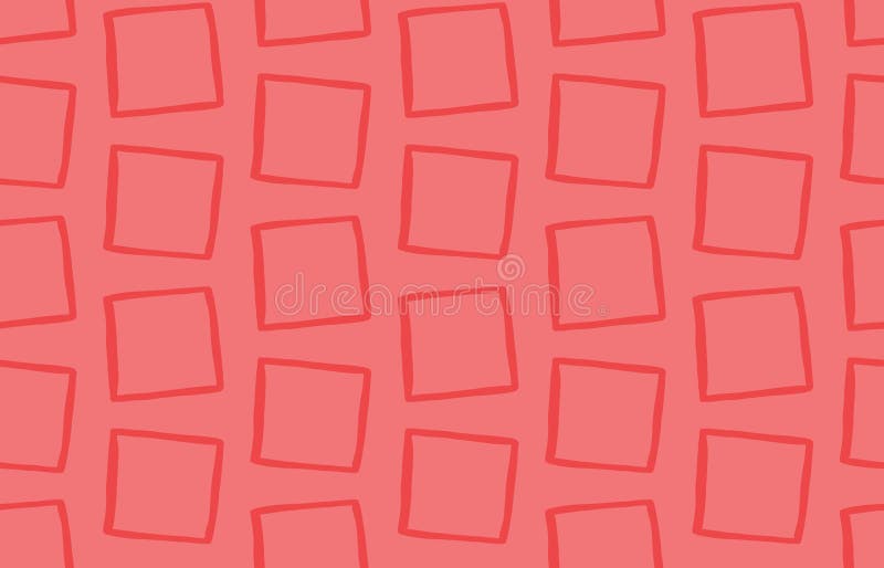 Vector Texture Background, Seamless Pattern. Hand Drawn, Red Colors ...