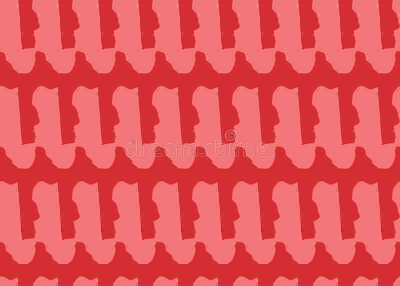 Vector Texture Background, Seamless Pattern. Hand Drawn, Red Colors ...