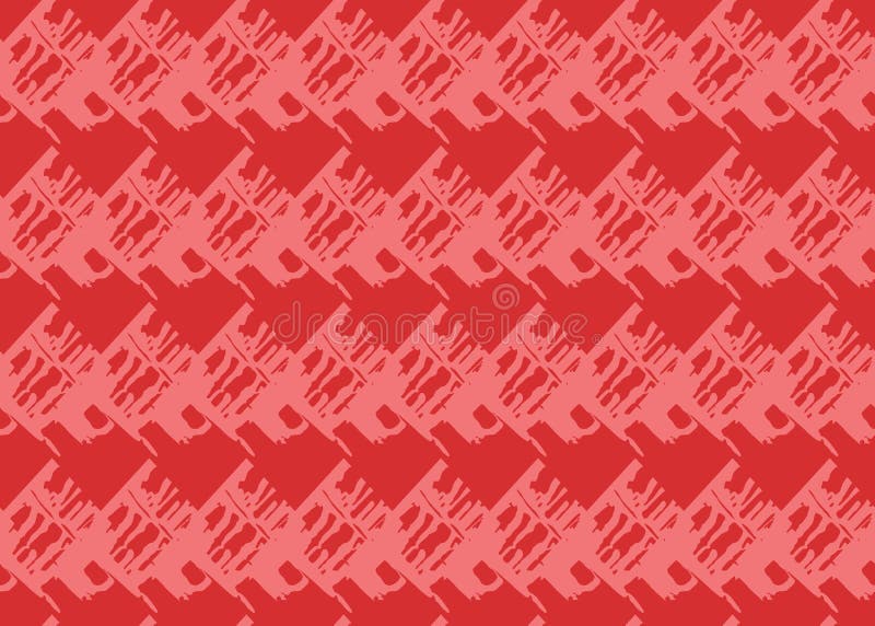 Vector Texture Background, Seamless Pattern. Hand Drawn, Red Colors ...
