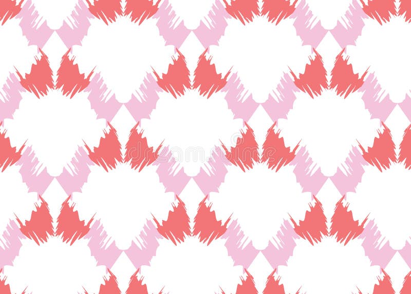 Vector Texture Background, Seamless Pattern. Hand Drawn, Red, Pink ...