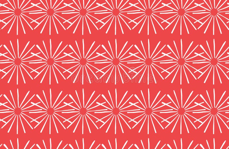 Vector Texture Background, Seamless Pattern. Hand Drawn, Red, White ...