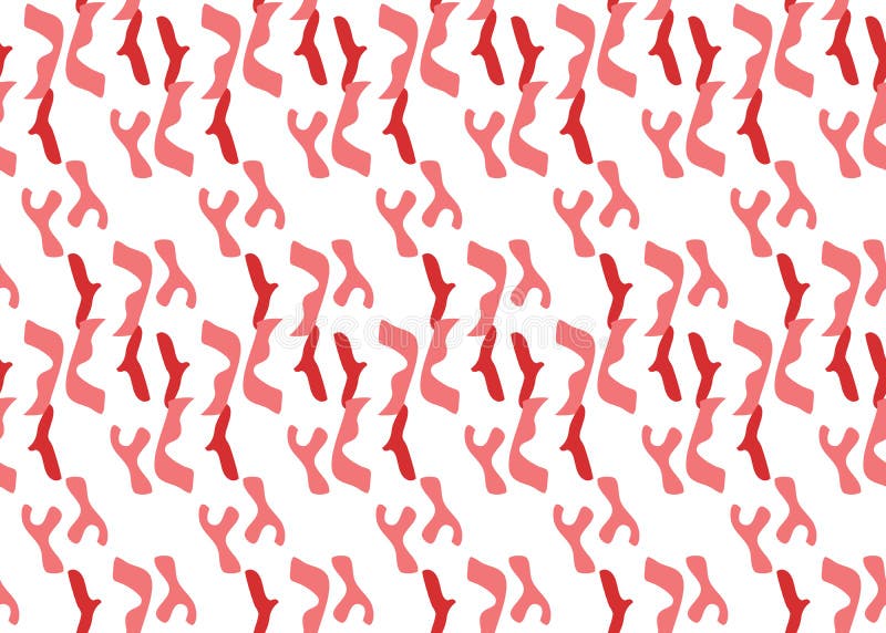 Vector Texture Background, Seamless Pattern. Hand Drawn, Red, White ...