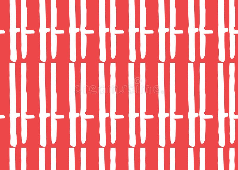 Vector Texture Background, Seamless Pattern. Hand Drawn, Red, White ...