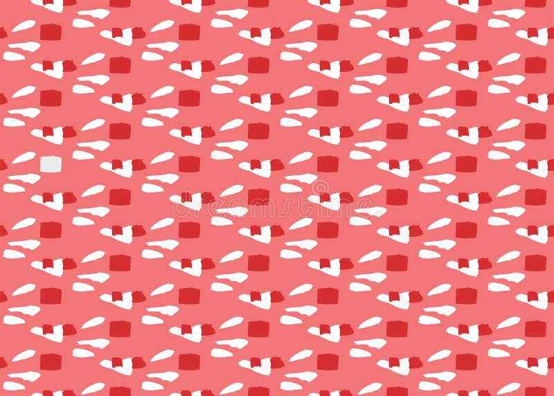 Vector Texture Background, Seamless Pattern. Hand Drawn, Red, White ...