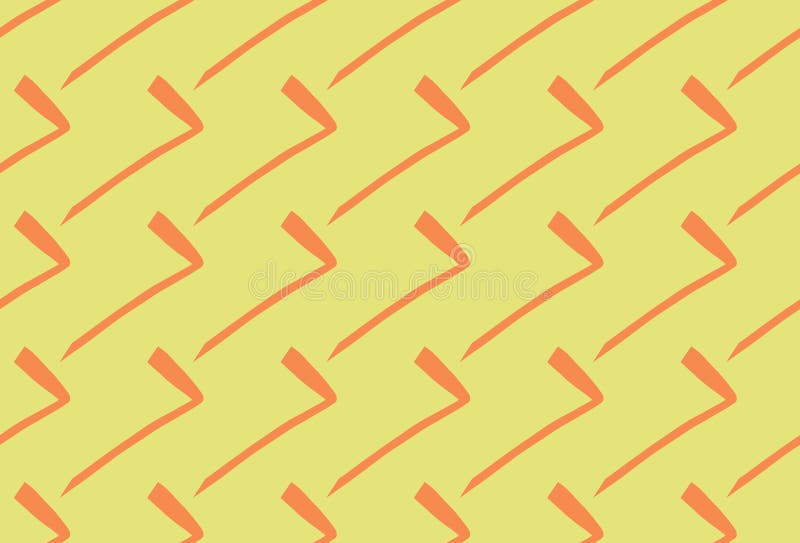 Vector Texture Background, Seamless Pattern. Hand Drawn, Yellow, Orange ...