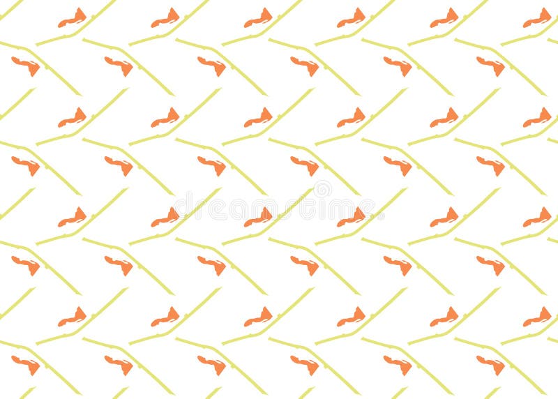 Vector Texture Background, Seamless Pattern. Hand Drawn, Yellow, Red ...