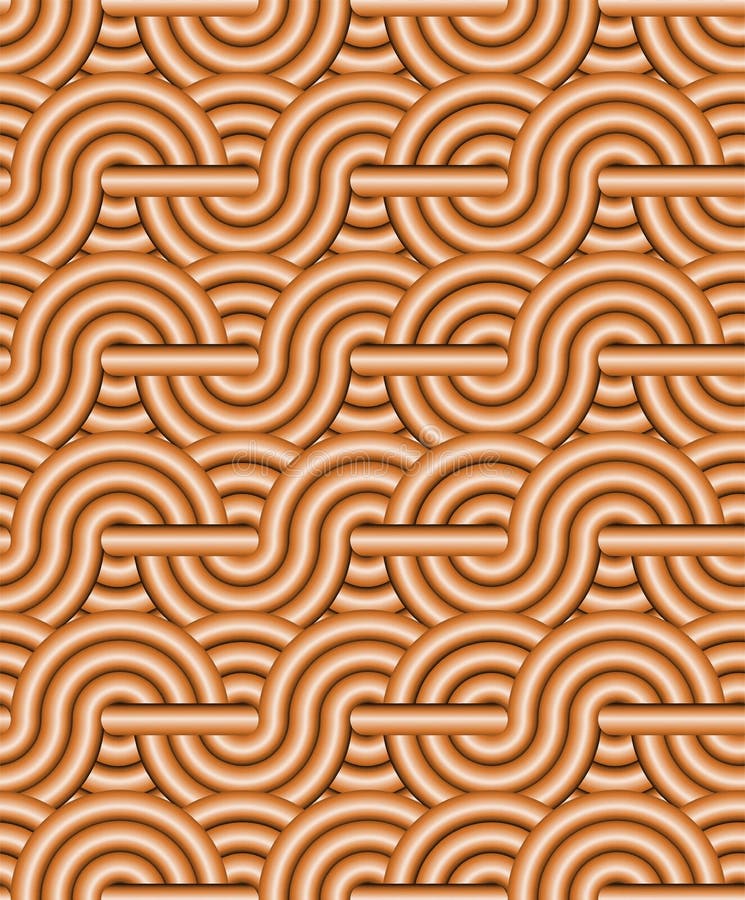 Vector Texture. Element of Intertwined Iron Rods. Braided Cable ...