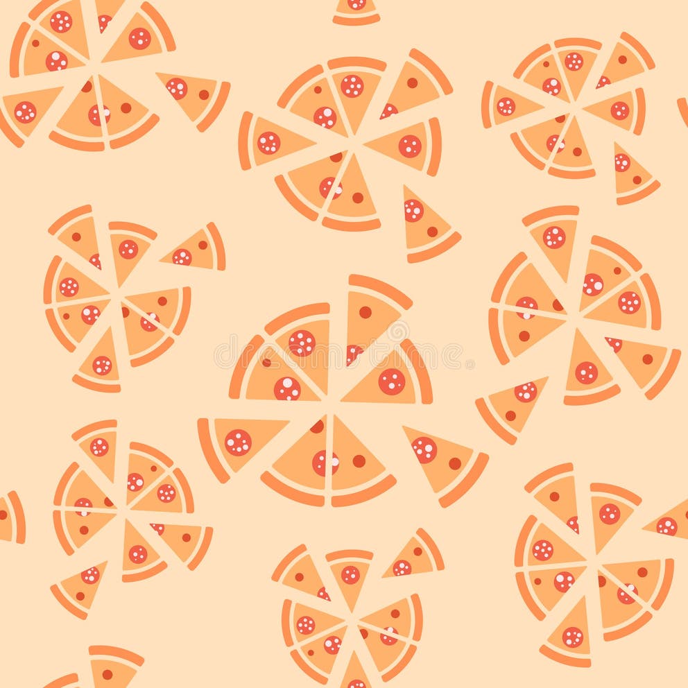 Seamless Pizza Texture Stock Illustrations – 3,208 Seamless Pizza ...