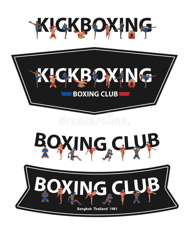 Kickboxer Vector Silhouette Stock Illustrations – 112 Kickboxer Vector ...