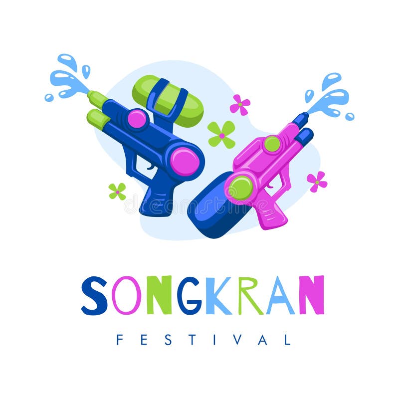Vector Thailand Songkran Poster Template Stock Vector - Illustration of ...