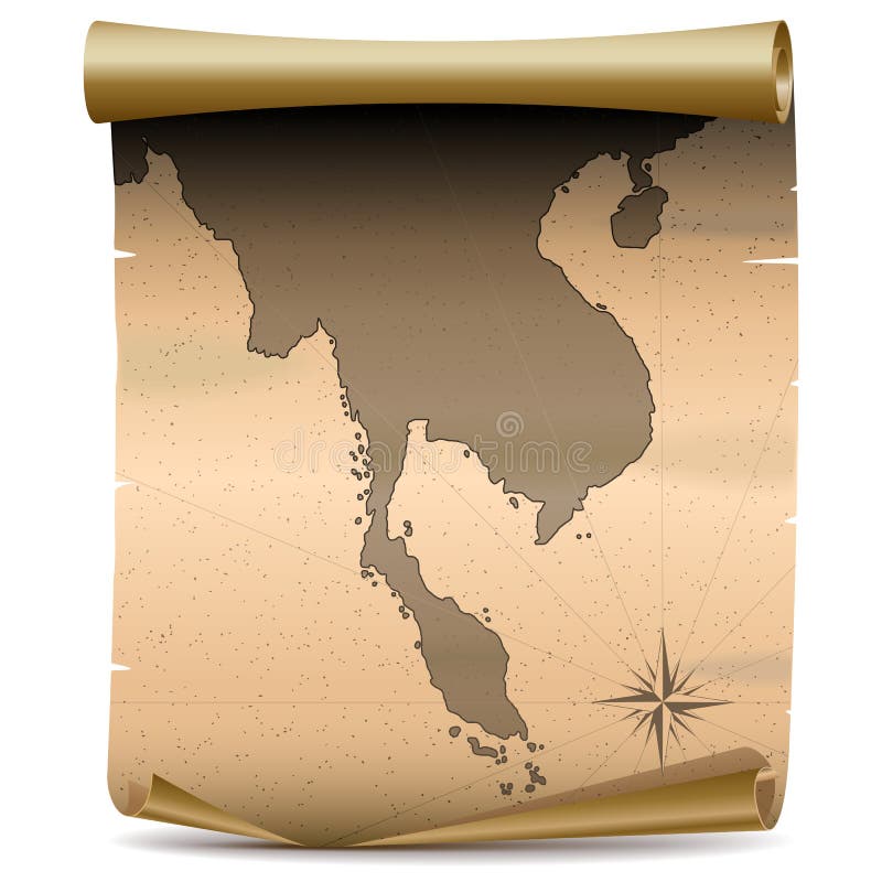 Map Old Thailand Stock Illustrations – 549 Map Old Thailand Stock ...