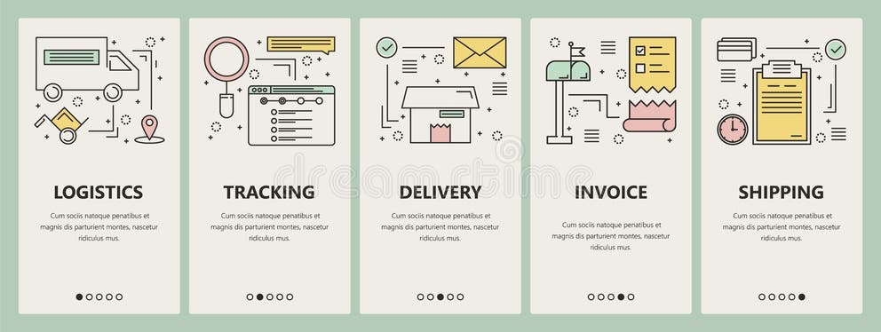 Delivery Vertical Banners Stock Illustrations – 267 Delivery Vertical ...