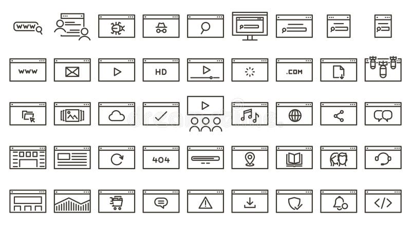 Vector Thin Line Icon Outline Graphic Element Graphic Illustration of ...