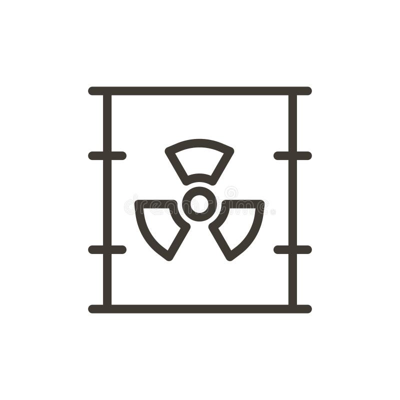 Vector Thin Line Icon Outline Linear Stroke Illustration of a Barrel ...