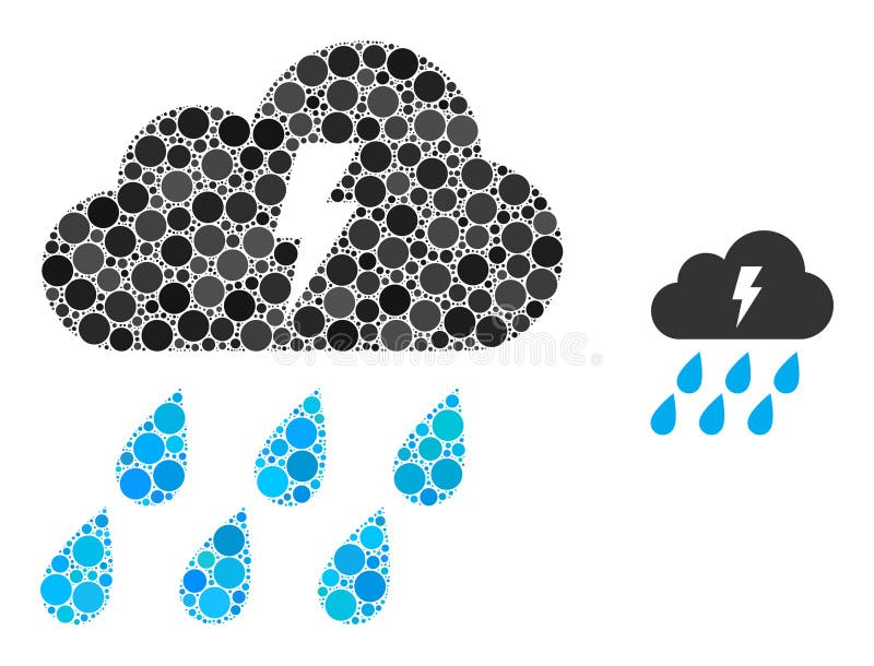 Lightning Storm Collage Stock Illustrations – 174 Lightning Storm ...