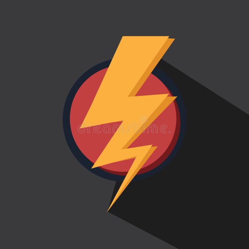 Vector of Thunder Lighting Icon Stock Illustration - Illustration of ...