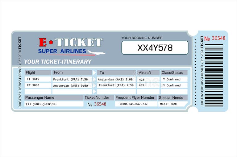 Eticket Document Stock Illustrations – 28 Eticket Document Stock Illustrations, Vectors ...