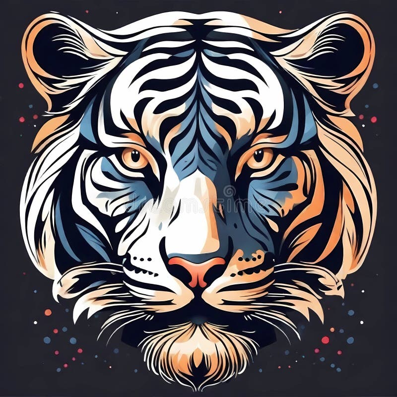 Vector Tiger Illustration. Logo Tiger Stock Illustration - Illustration ...