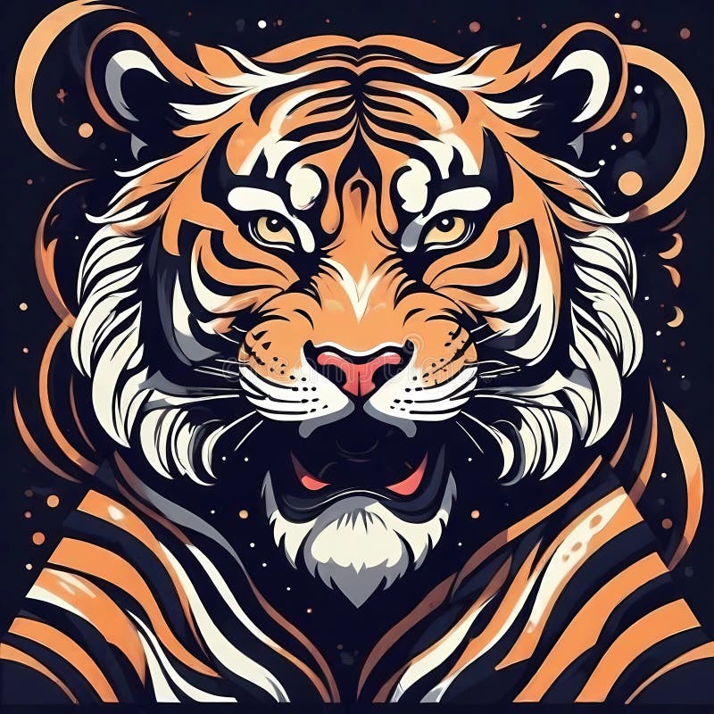 Illustration Vectortiger Stock Illustrations – 201 Illustration ...