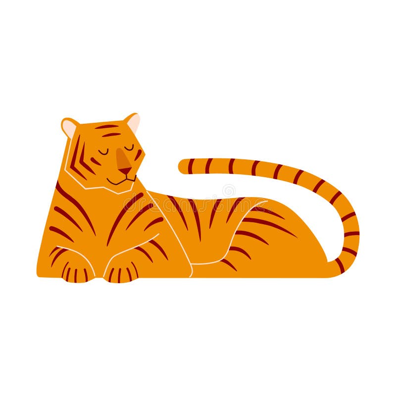 Tiger Side View Stock Illustrations – 508 Tiger Side View Stock ...