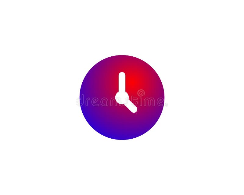 Vector Time Blue Clock - Watching Time Device -Alarm Clock Stock Vector ...