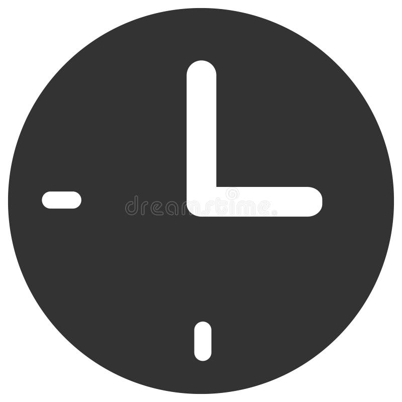 Vector Time Flat Icon Image Stock Vector - Illustration of timer, meter ...