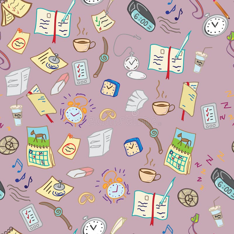 Vector time pattern stock vector. Illustration of artwork - 63710256