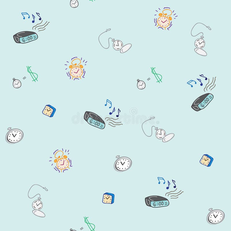 Vector time pattern stock vector. Illustration of hurry - 63710257