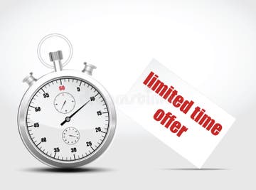 Limited Time Stop Watch Stock Illustrations – 314 Limited Time Stop ...