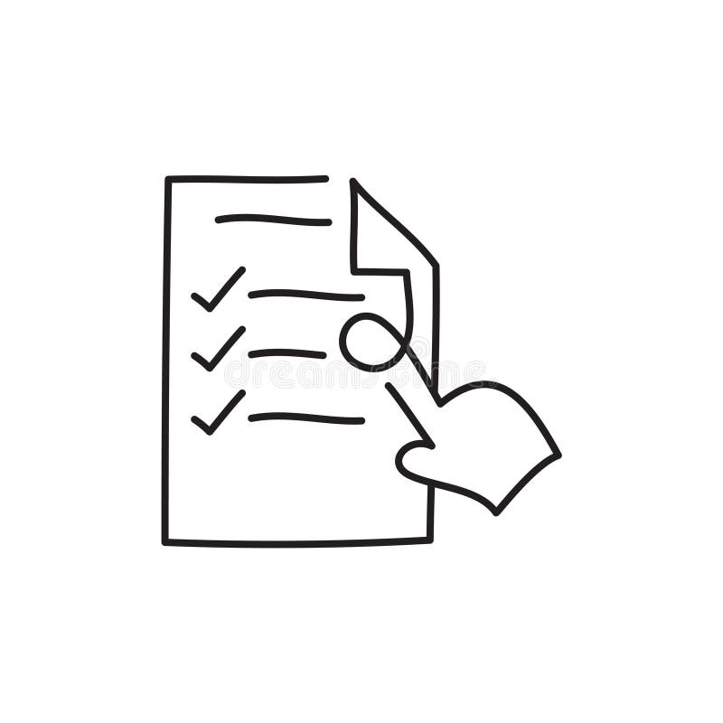 Vector To Do List. Cheking List Stock Vector - Illustration of line ...