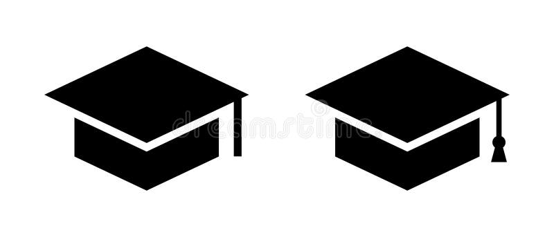 Vector Toga Hat Icon Symbols. Graduation Hat Icon Stock Vector ...