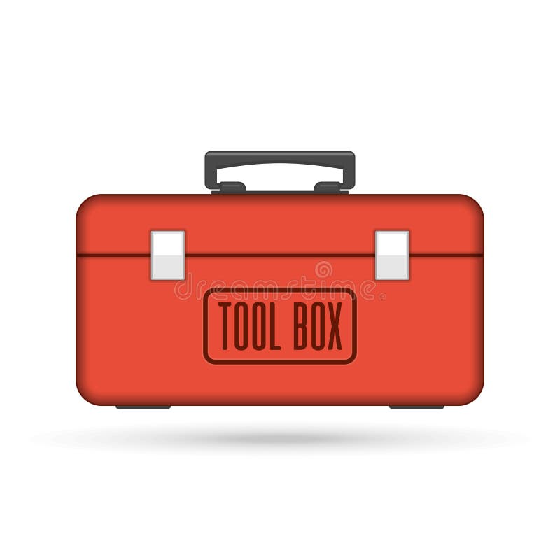 Vector tool box. stock vector. Illustration of concept - 135997717