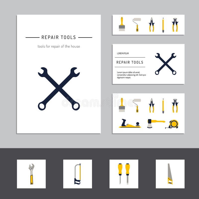 Vector tools repair stock illustration. Illustration of icon - 69707071