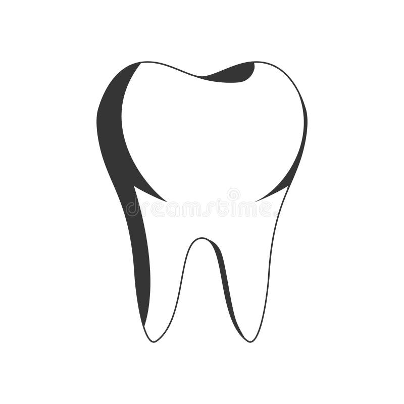 Vector Tooth icon stock illustration. Illustration of molar - 162781281