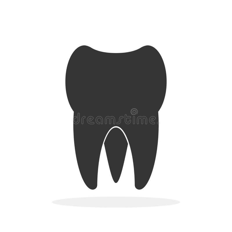 Vector Tooth icon stock illustration. Illustration of clean - 163081649