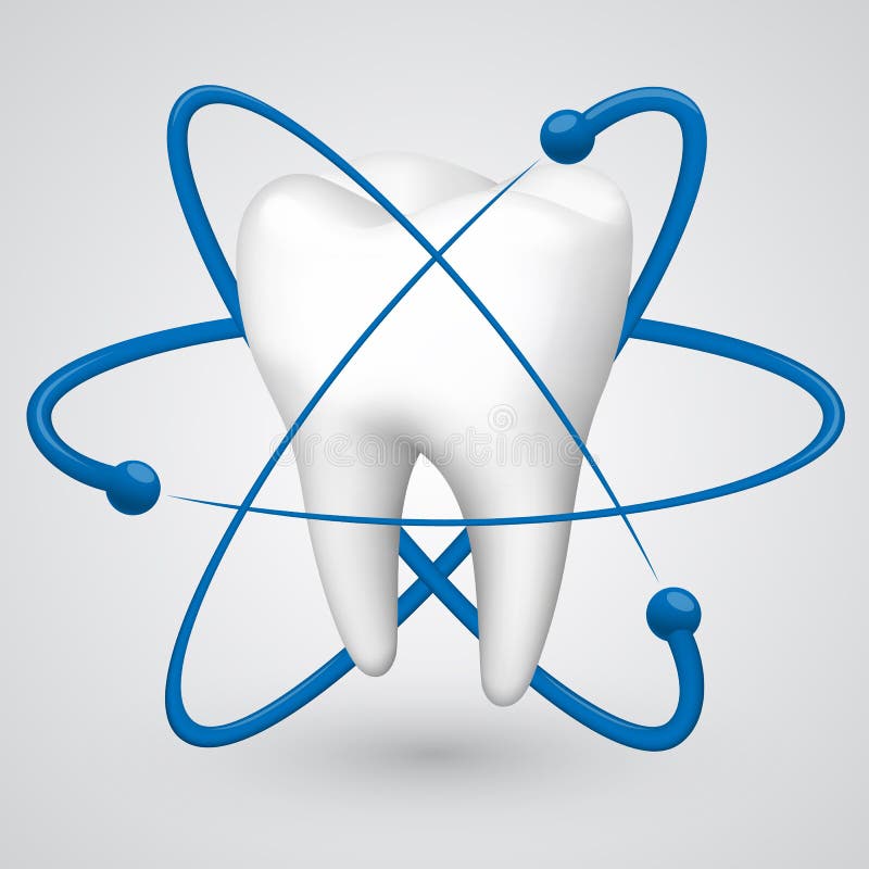 Protected Tooth 3d Icon Isolated Stock Illustration - Illustration of ...
