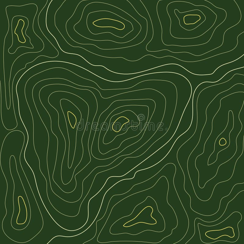 Vector Topographic with Green Background Stock Vector - Illustration of ...