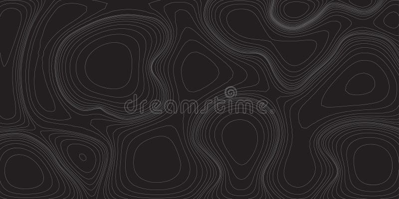Vector Topographic Map Pattern Background Stock Illustration ...