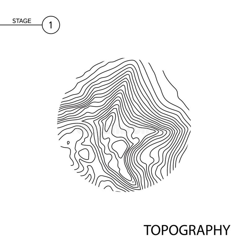 Vector topography map stock vector. Illustration of design - 115250698
