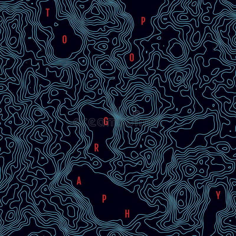 Vector topography map stock vector. Illustration of outline - 115250785