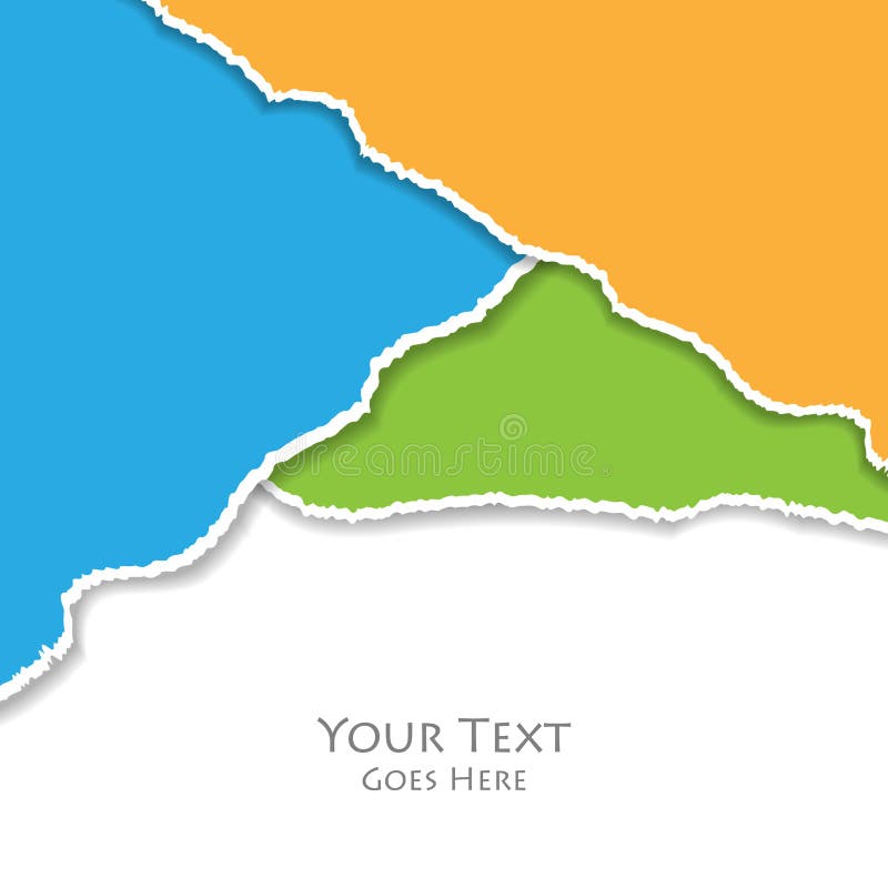 Vector torn paper stock vector. Illustration of abstract - 72050925