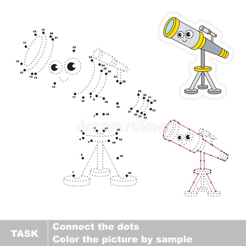 Vector Trace Educational Game for Preschool Kids. Stock Vector ...