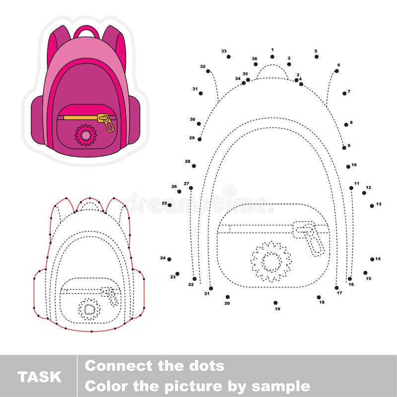 Pink Backpack Stock Illustrations – 9,549 Pink Backpack Stock ...