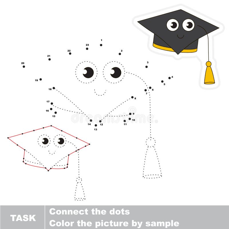 Vector Trace Educational Game for Preschool Kids. Stock Vector ...