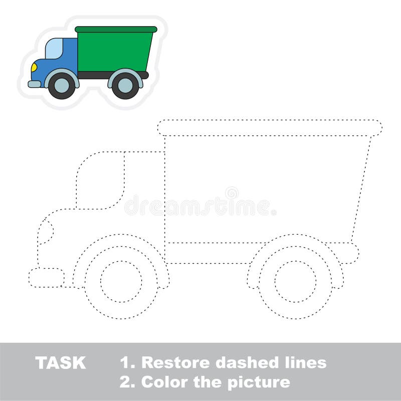 Vector trace game. stock vector. Illustration of template - 89874693