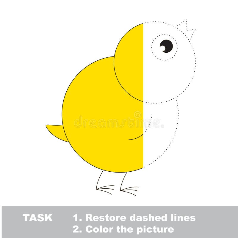 Vector trace game. stock vector. Illustration of color - 89913476