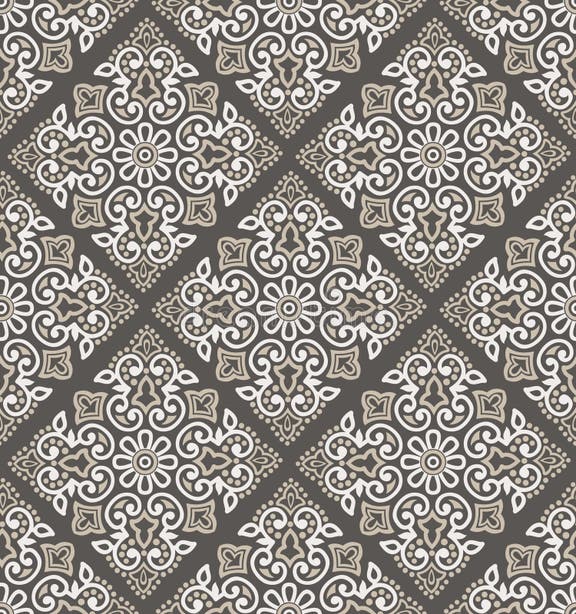 Vector Traditional Asian Wallpaper Pattern Design Stock Vector ...