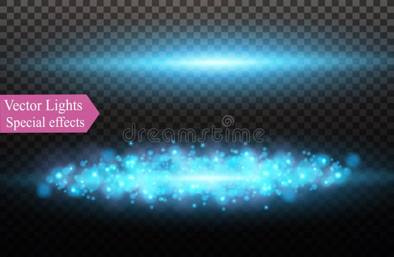 Vector Transparent Elegant Light Effect. White Spark Presentation Empty ...