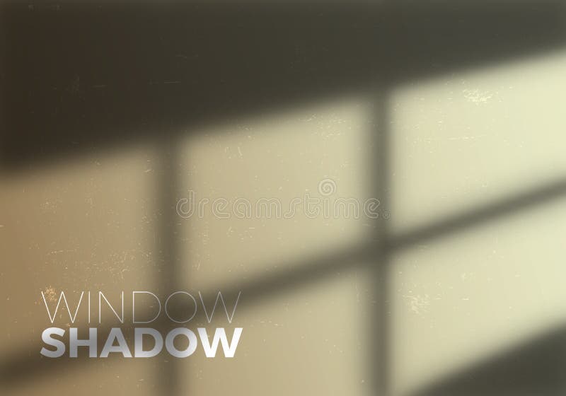 Vector Transparent Realostic Shadow of Window. Decorative Design ...